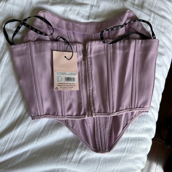 Missguided | Tops | Missguided Lilac Corset Tall | Poshmark